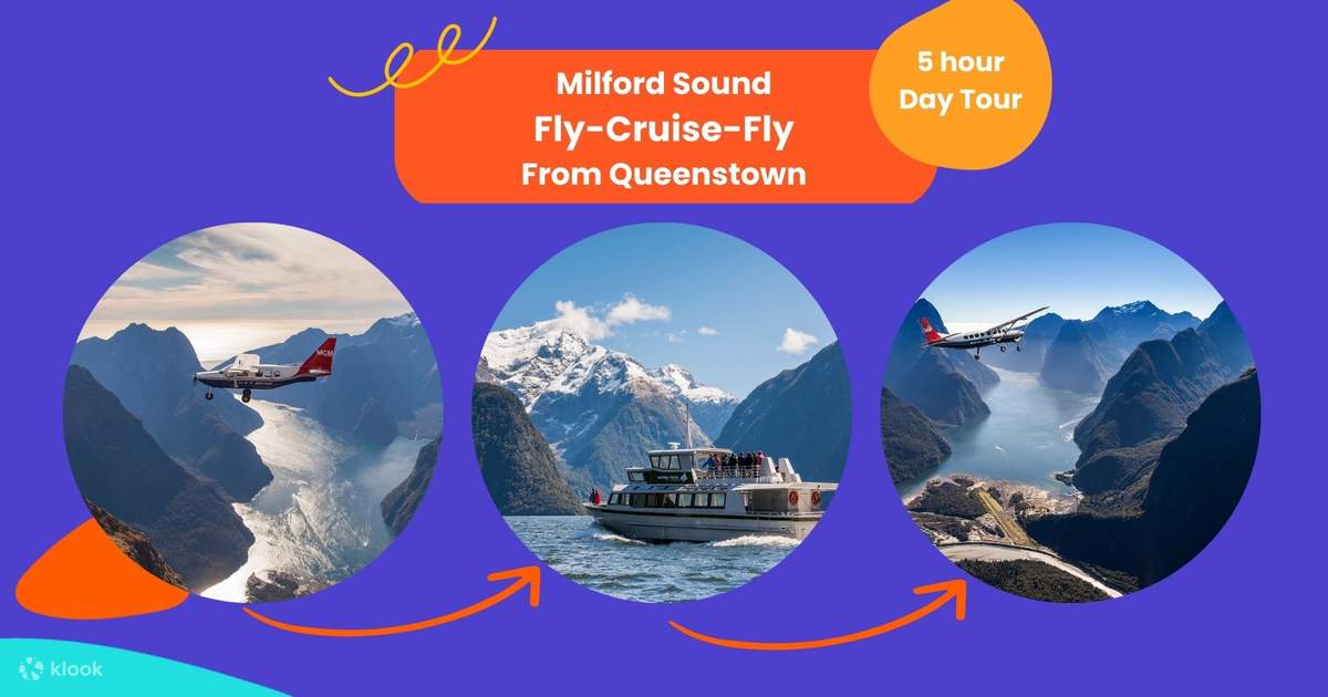 Fly Cruise Fly from Queenstown with Milford Sound Scenic Flights - Klook